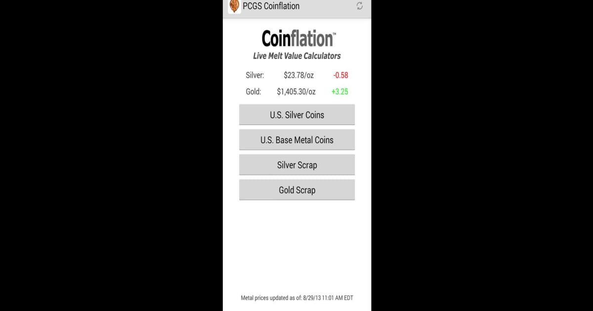 Download and run Coinflation - Gold & Silver Me on PC & Mac (Emulator)