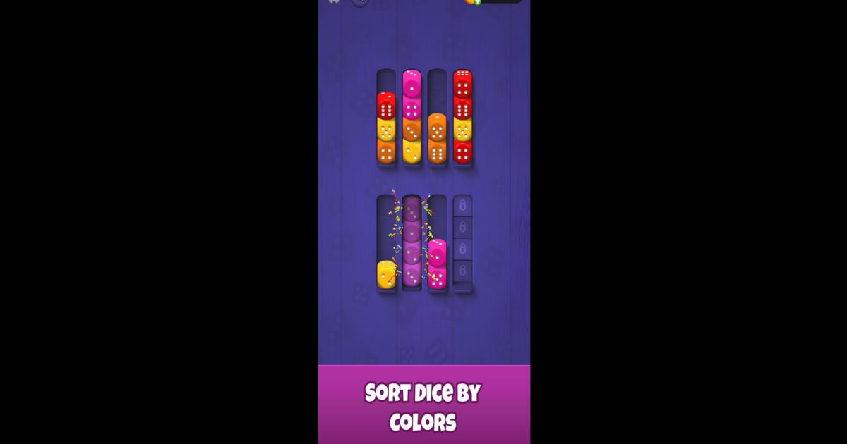 Скачать и играть в Dice Sort Puzzle Game на ПК или Mac (Эмулятор)