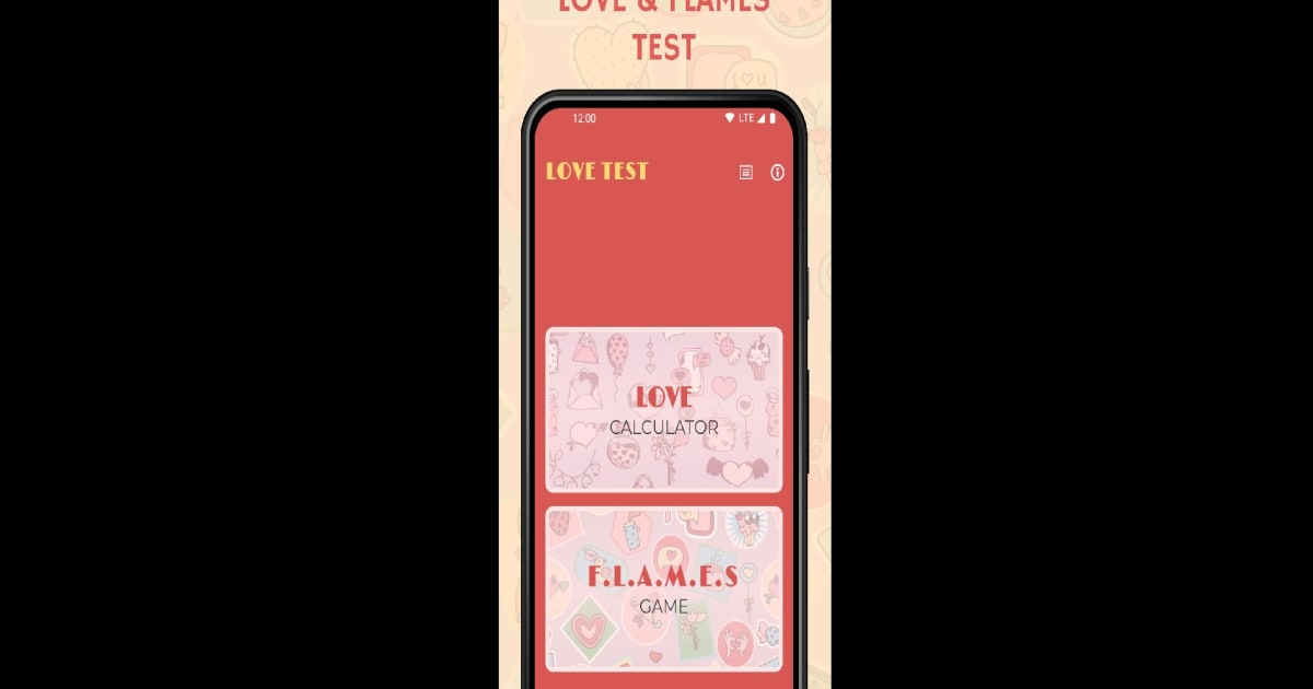 Download and run Love Test - Flames Calculator on PC & Mac (Emulator)