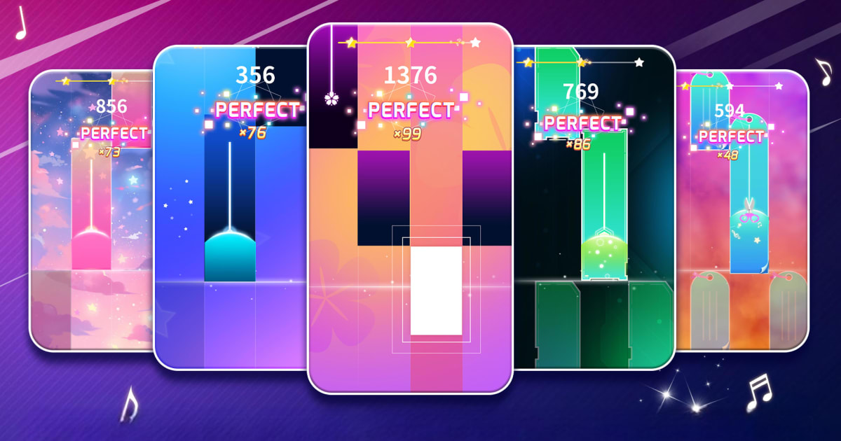 Скачайте и запустите Piano Fever: Tap Tiles на ПК или Mac (Эмулятор)