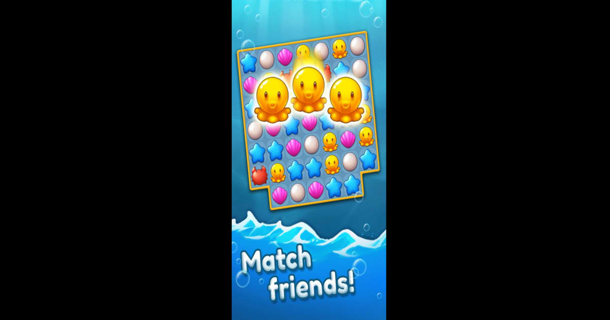 Download & Play Ocean Friends : Match 3 Puzzle on PC & Mac (Emulator)