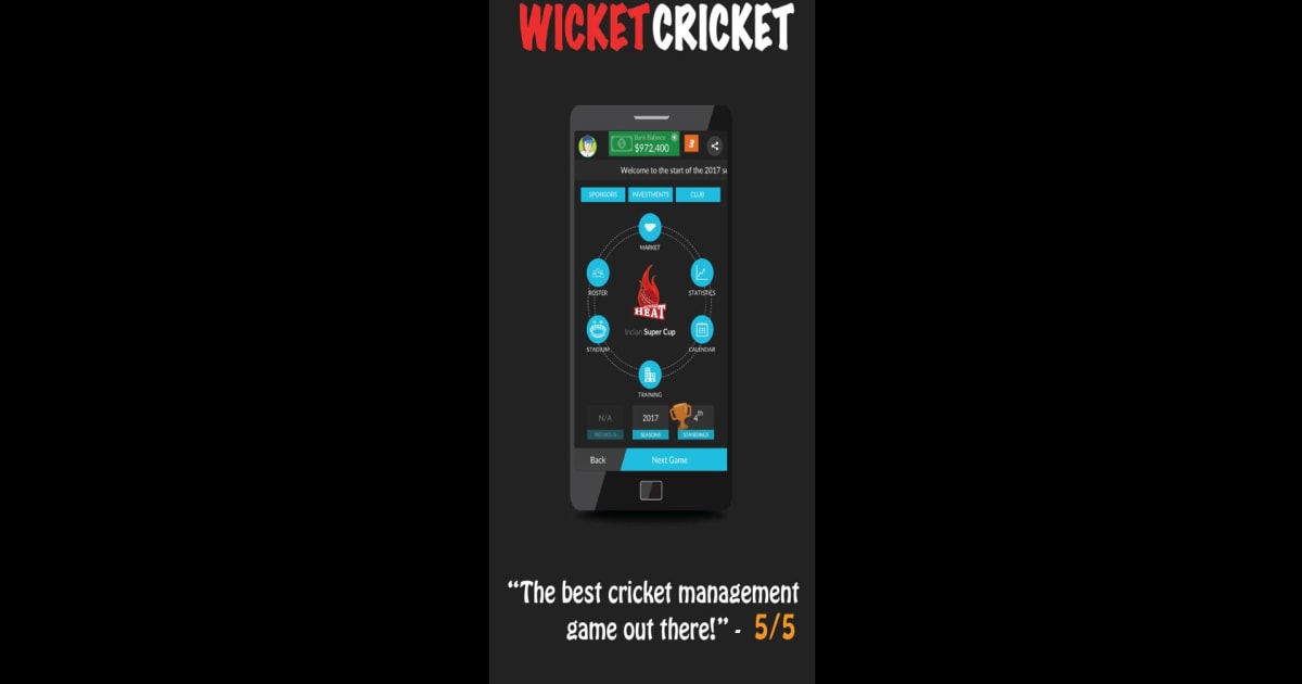 Download & Play Wicket Cricket Manager on PC & Mac (Emulator)