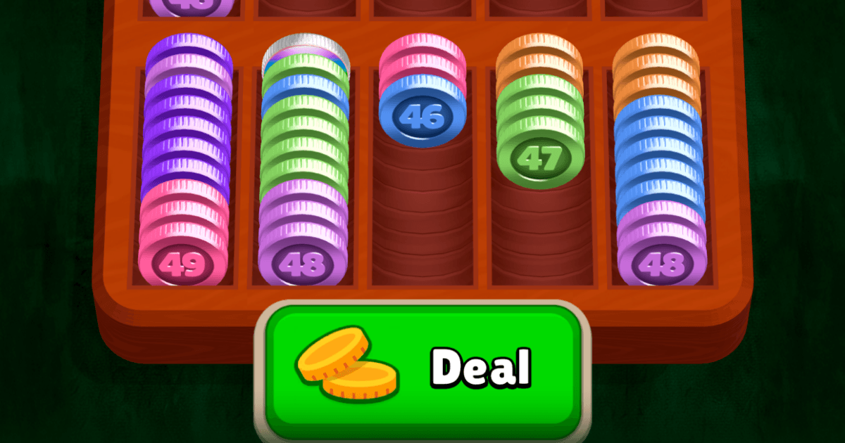 Download & Play Pocket Sort: Coin Merge Puzzle on PC & Mac (Emulator)