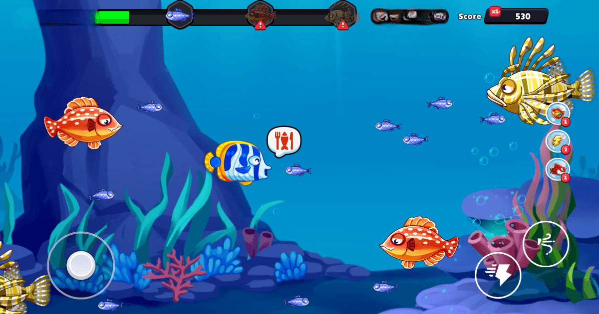 Download & Play Fish Dash: Feeding and Growing on PC & Mac (Emulator)