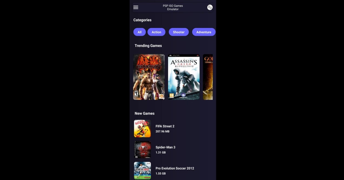 Téléchargez et exécutez PSP ISO Games Emulator sur PC et Mac (émulateur)