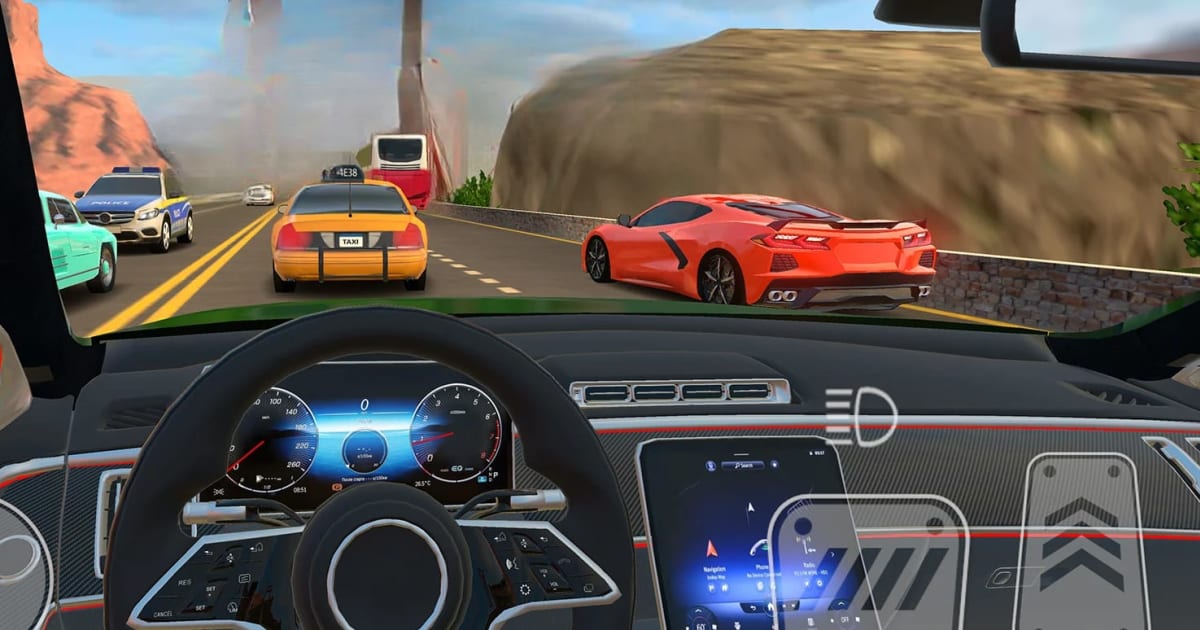 Baixar & Jogar Car Racing Games: Overtake no PC & Mac (Emulador)