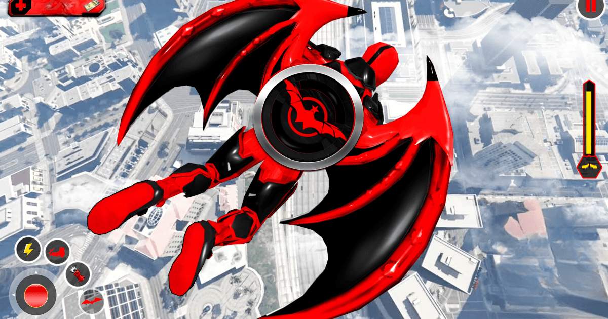 Download & Play Flying Bat Robot Bike Game on PC & Mac (Emulator)