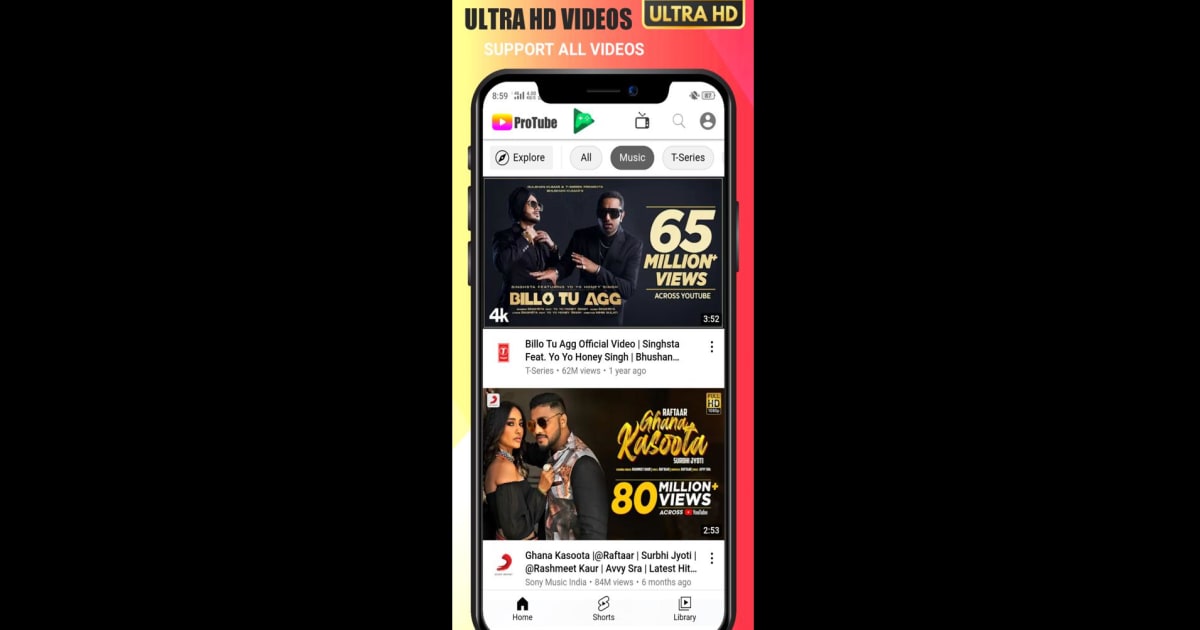 Download and run ProTube: MP3 YTB, Music Player on PC & Mac (Emulator)