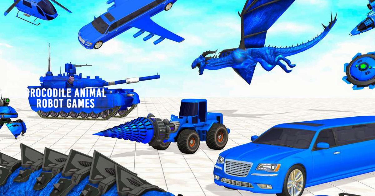 Download & Play Crocodile Animal Robot Games on PC & Mac (Emulator)