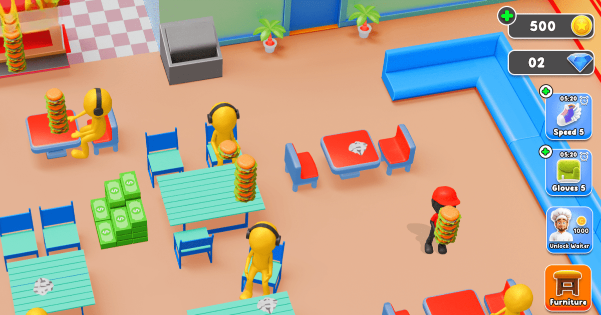 Baixar & Jogar Fast Food: Idle Cooking Game no PC & Mac (Emulador)