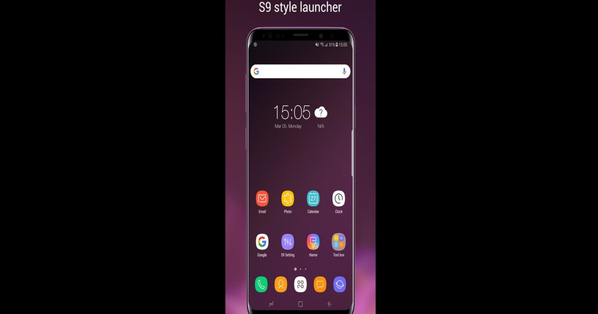 Téléchargez et exécutez Super S9 Launcher for Galaxy S sur PC et Mac (émulateur)