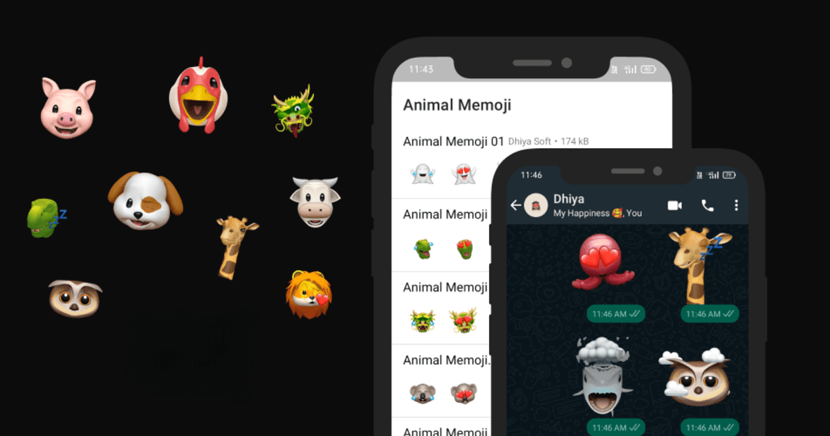 Скачайте и запустите Animal Memoji на ПК или Mac (Эмулятор)
