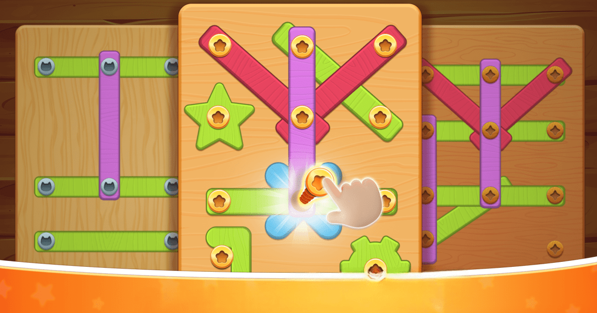 Descarga y juega a Screw Puzzle: Nuts and Bolts en PC y Mac (Emulador)