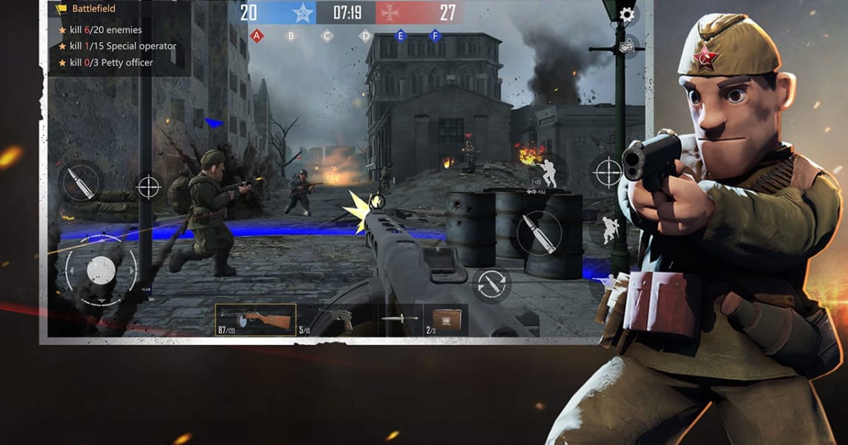 Download & Play World War Ⅱ:Heroes Shoot Game on PC & Mac (Emulator)