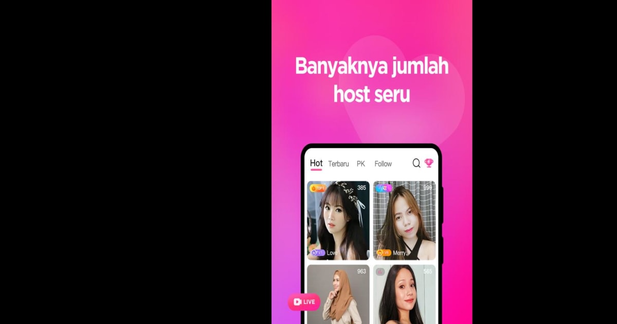 Unduh dan jalankan Hayo-Live Streaming&Chat di PC & Mac (Emulator)