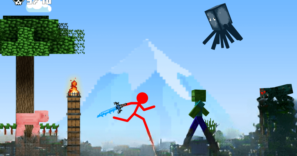 Download & Play Stickman Battle in Craft World on PC & Mac (Emulator)