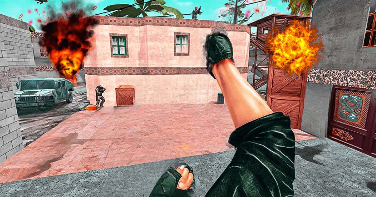 Скачать и играть в Gun Shooting Game : Cover Fire на ПК или Mac (Эмулятор)