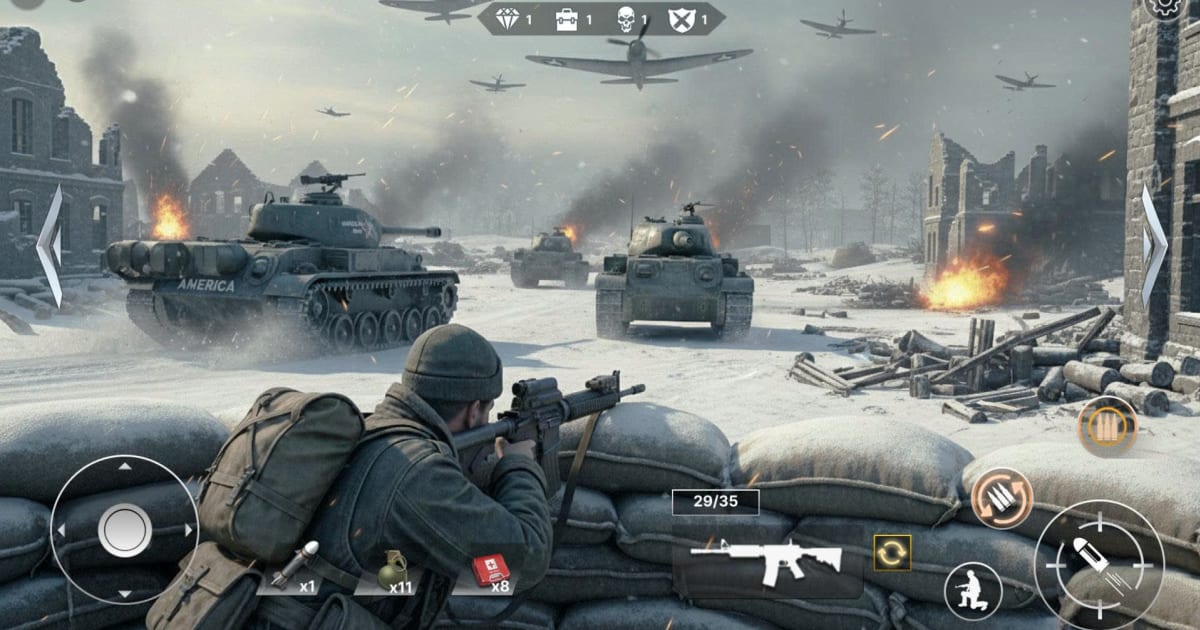 Download & Play World War: Soldier Last Stand on PC & Mac (Emulator)