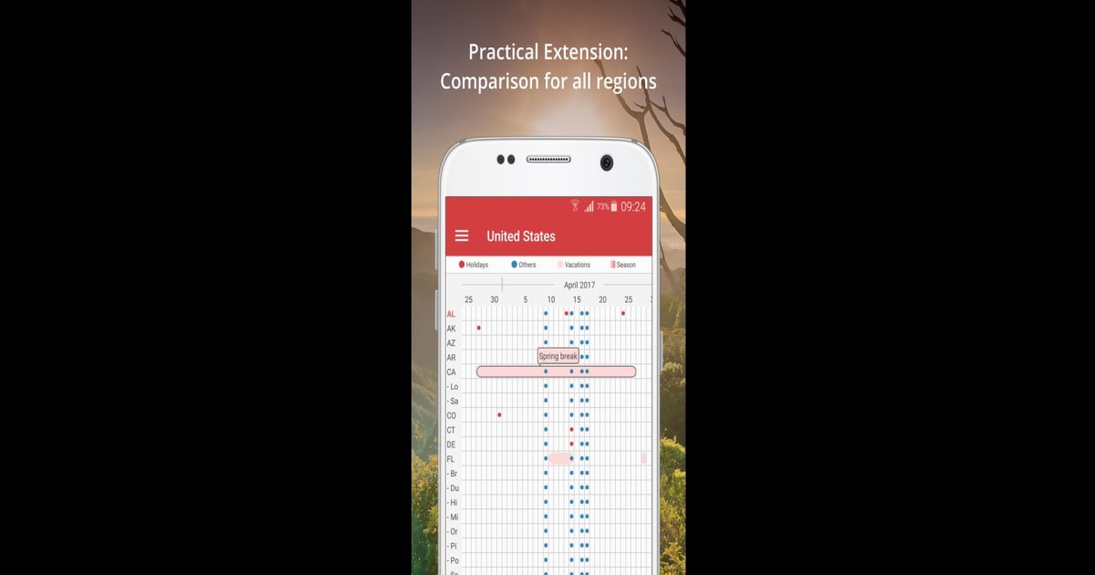 Download and run Holidays and Vacations on PC & Mac (Emulator)