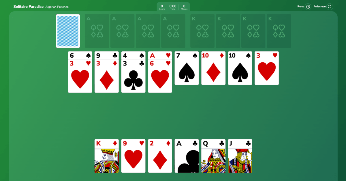 Download & Play Algerian Patience Solitaire on PC & Mac (Emulator)