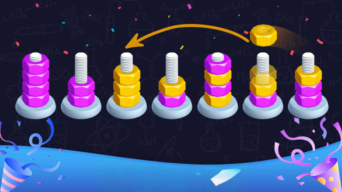 Download & Play Sort puzzle-Nuts and Bolts on PC & Mac (Emulator)