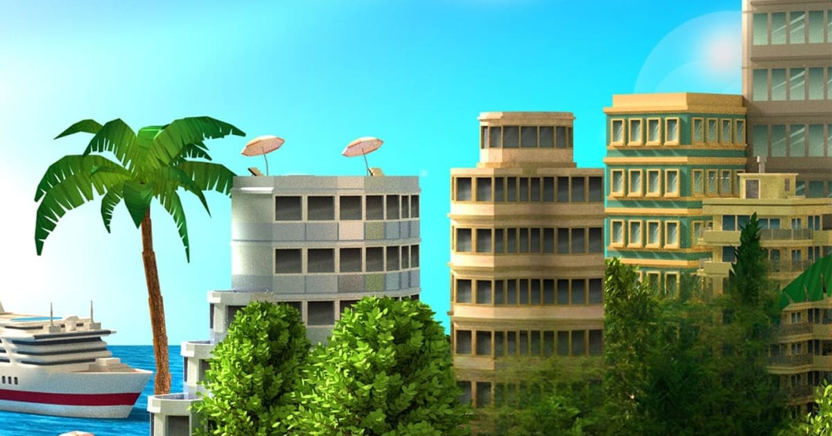 Download & Play Tropic Paradise Sim: Town Buil on PC & Mac (Emulator)