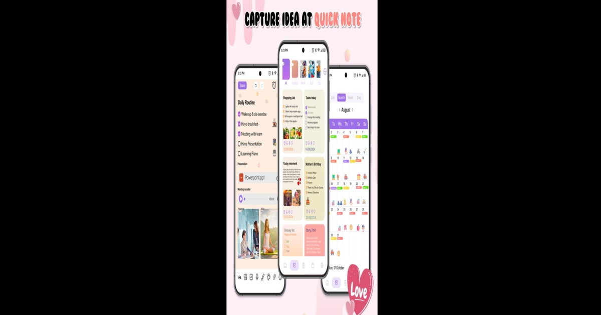 Download and run Cute Notes Notebook & Organize on PC & Mac (Emulator)