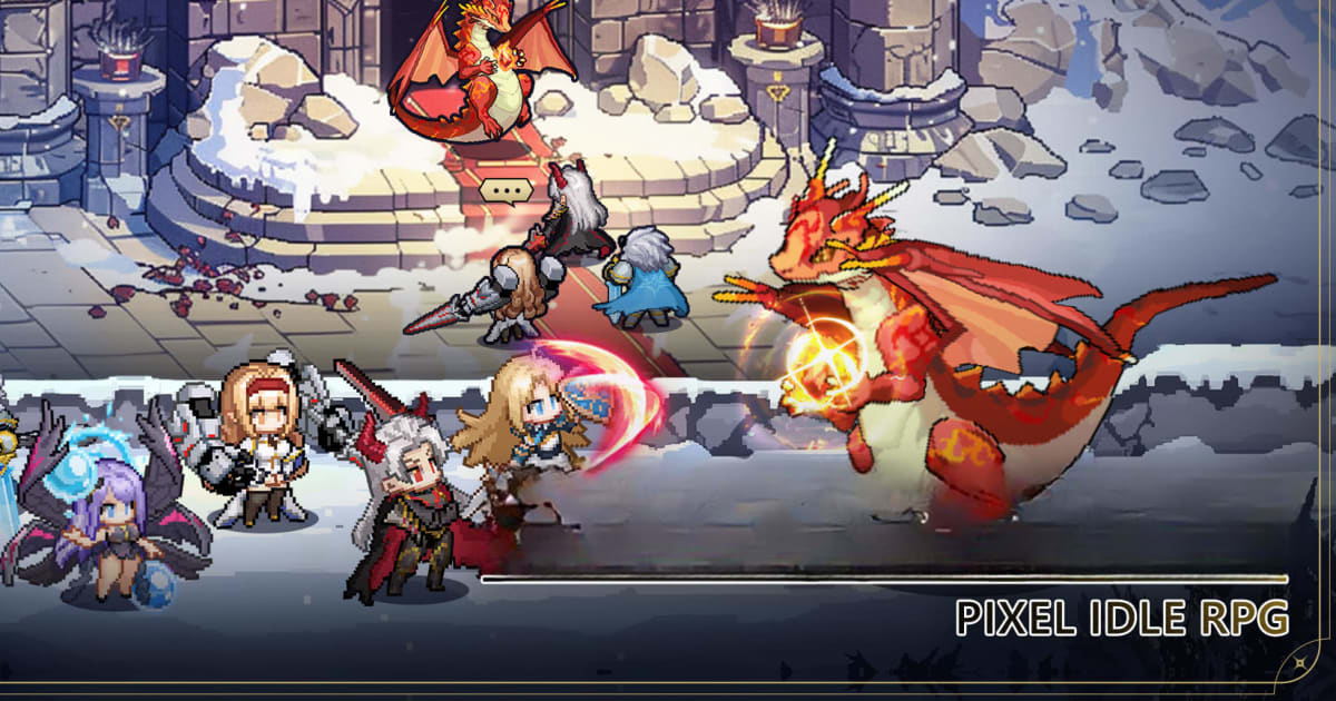 Baixar & Jogar Saga Pixel: Esquadrão RPG no PC & Mac (Emulador)