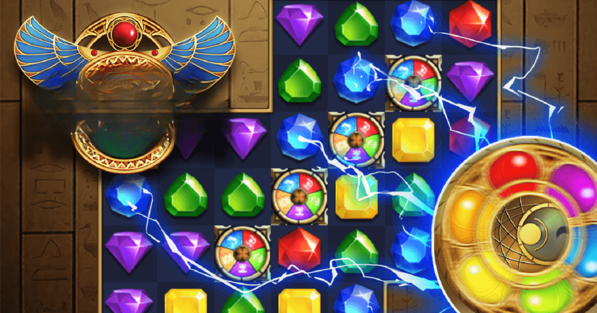 Download & Play Jewels Pharaoh : Match 3 Puzzle on PC & Mac (Emulator)