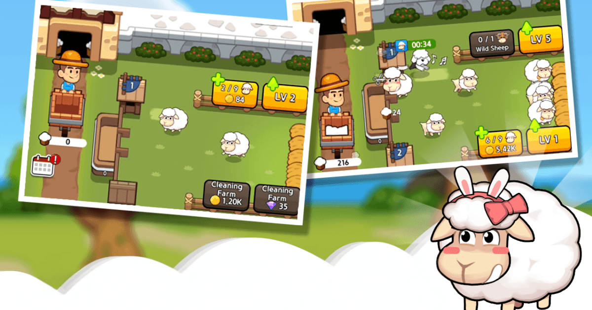 Download & Play Sheep Farm : Idle Game on PC & Mac (Emulator)
