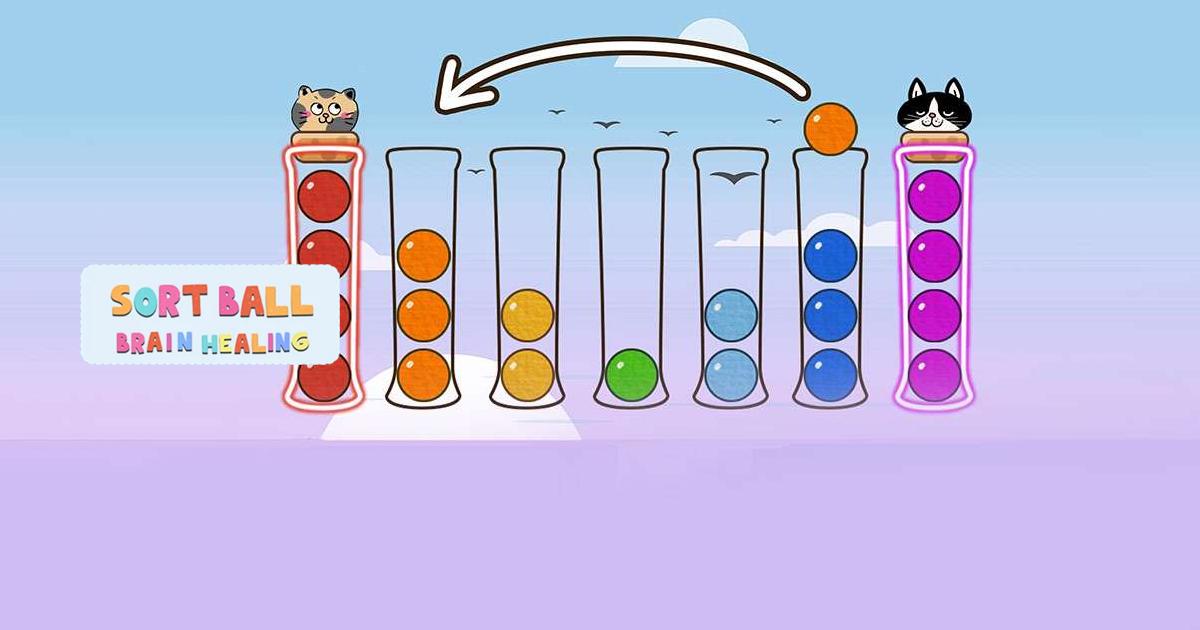 Download & Play Sort Ball : Brain Healing on PC & Mac (Emulator)
