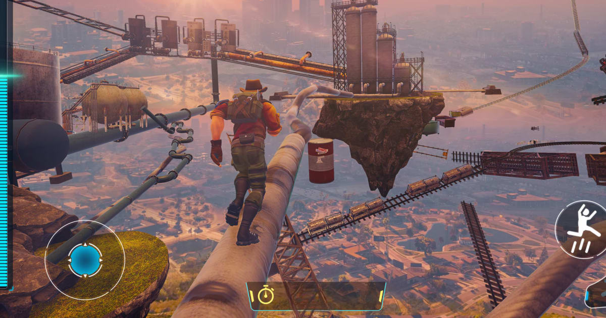 Descarga y juega a solo Jump Up parkour Games 3d en PC y Mac (Emulador)