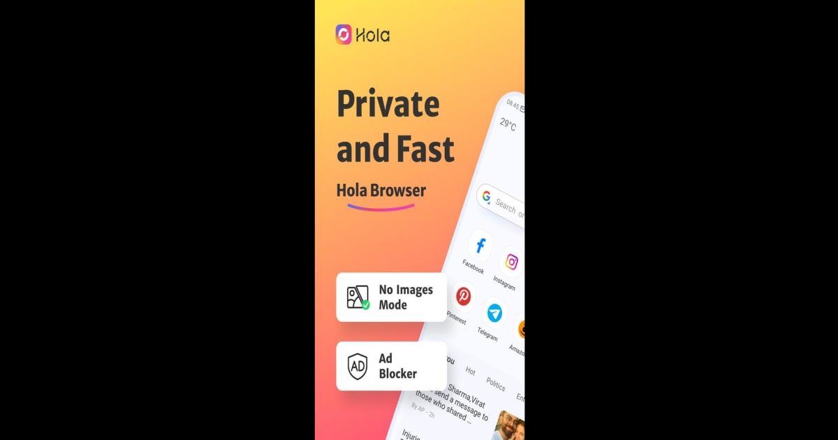 Download and run Hola Browser-Private&Fast web on PC & Mac (Emulator)