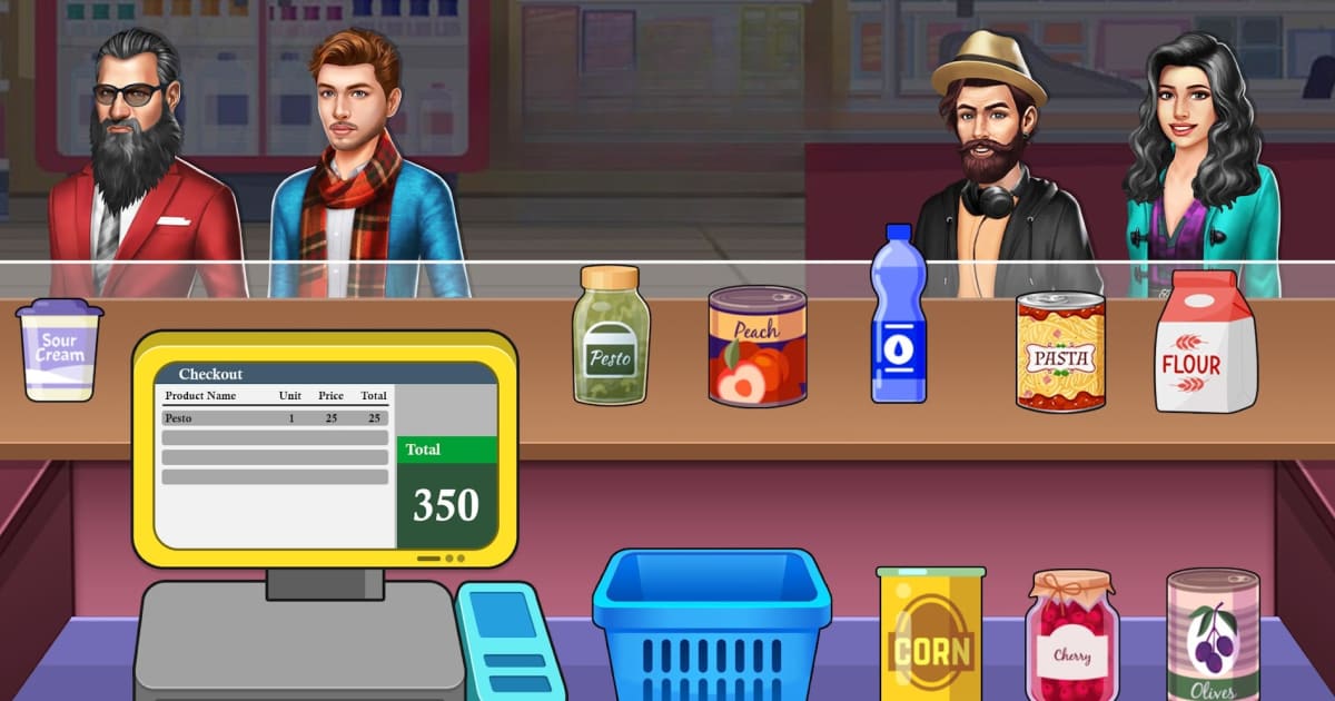 Downloaden & Spielen von Supermarket Cashier Dash auf PC & Mac (Emulator)