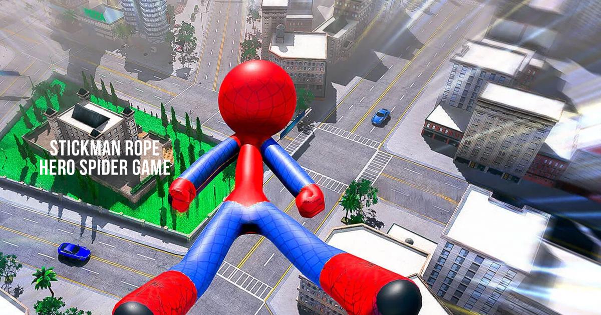 Download & Play StickMan Rope Hero Spider Game on PC & Mac (Emulator)