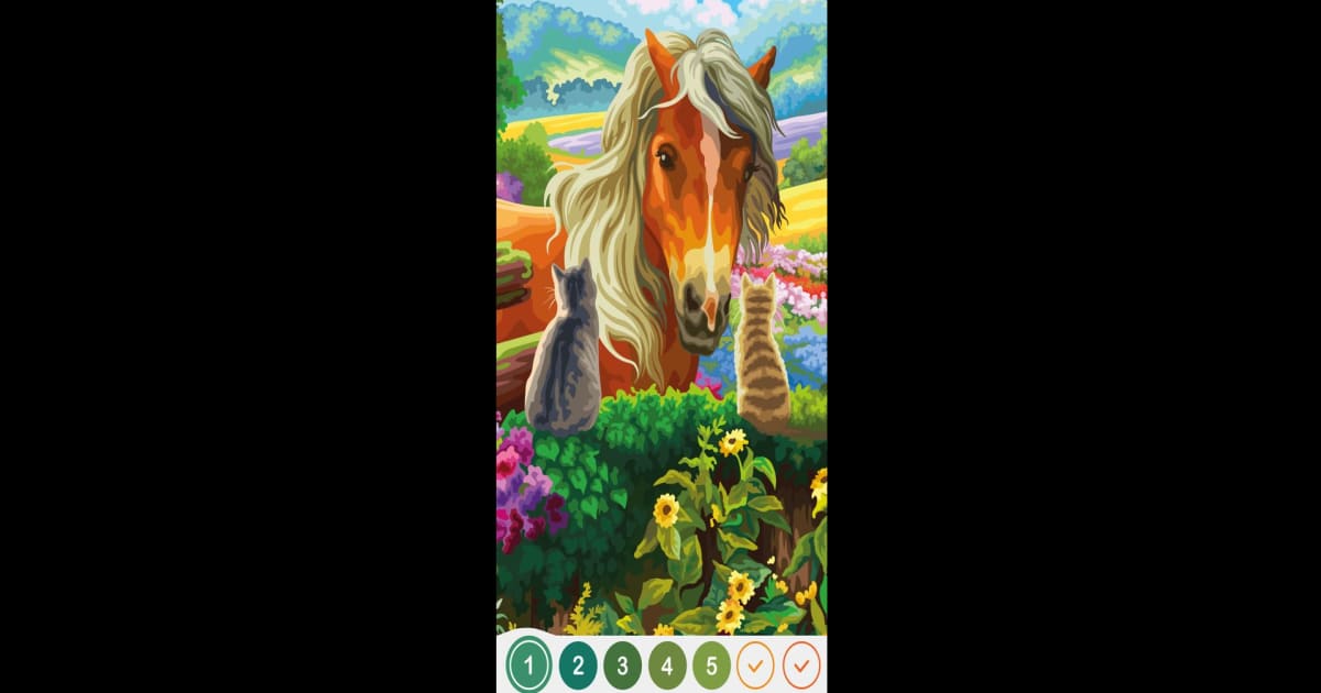 Download & Play My Color Paint by Number Games on PC & Mac (Emulator)