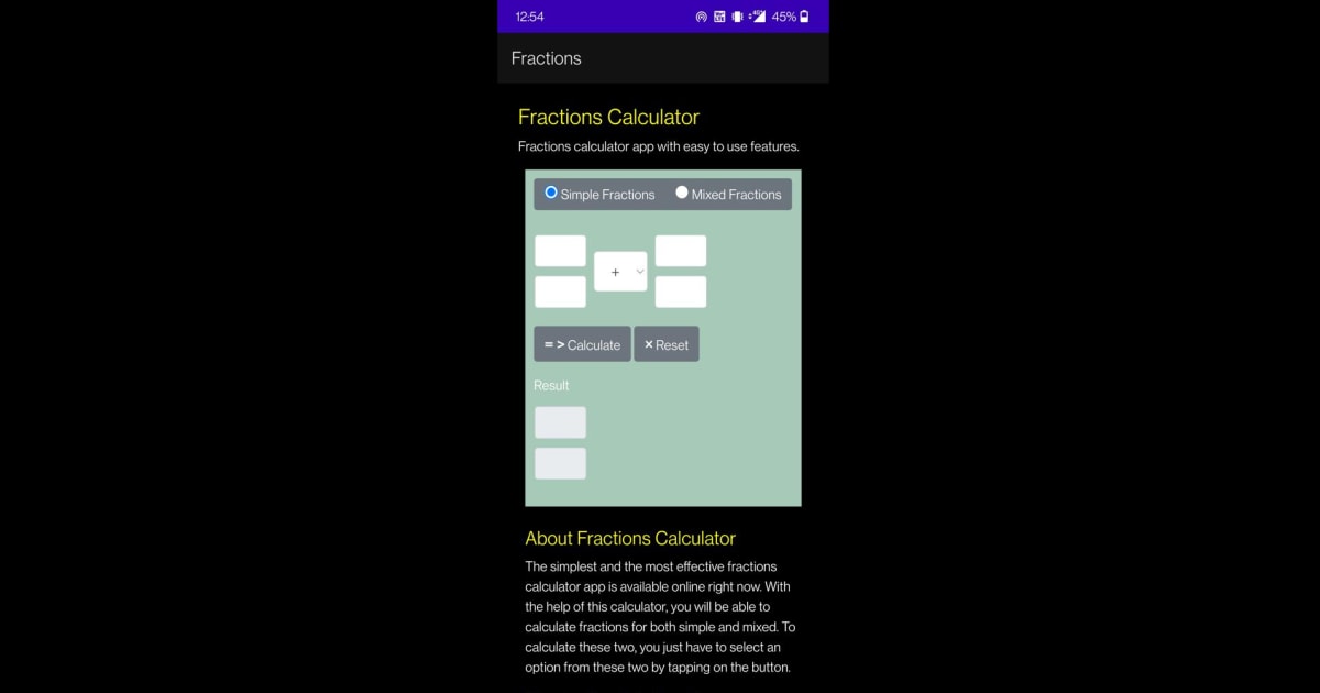 Download and run Fractions Calculator on PC & Mac (Emulator)