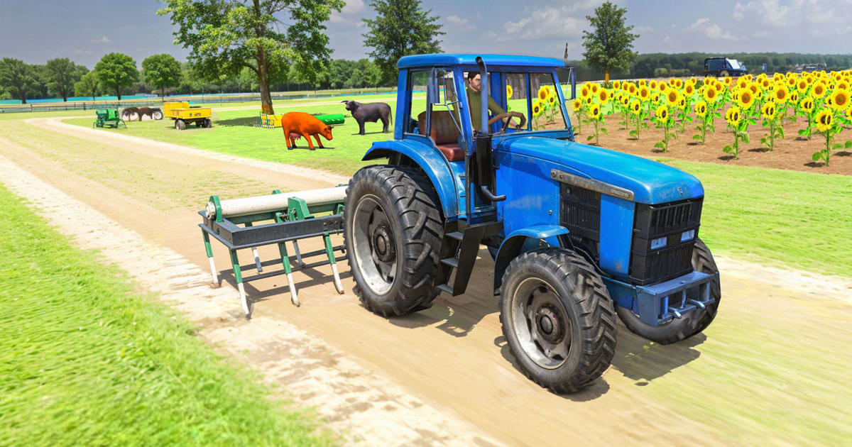 Indian Tractor Farming Game - 下載遊玩 PC 或 Mac 版本 (模擬器)