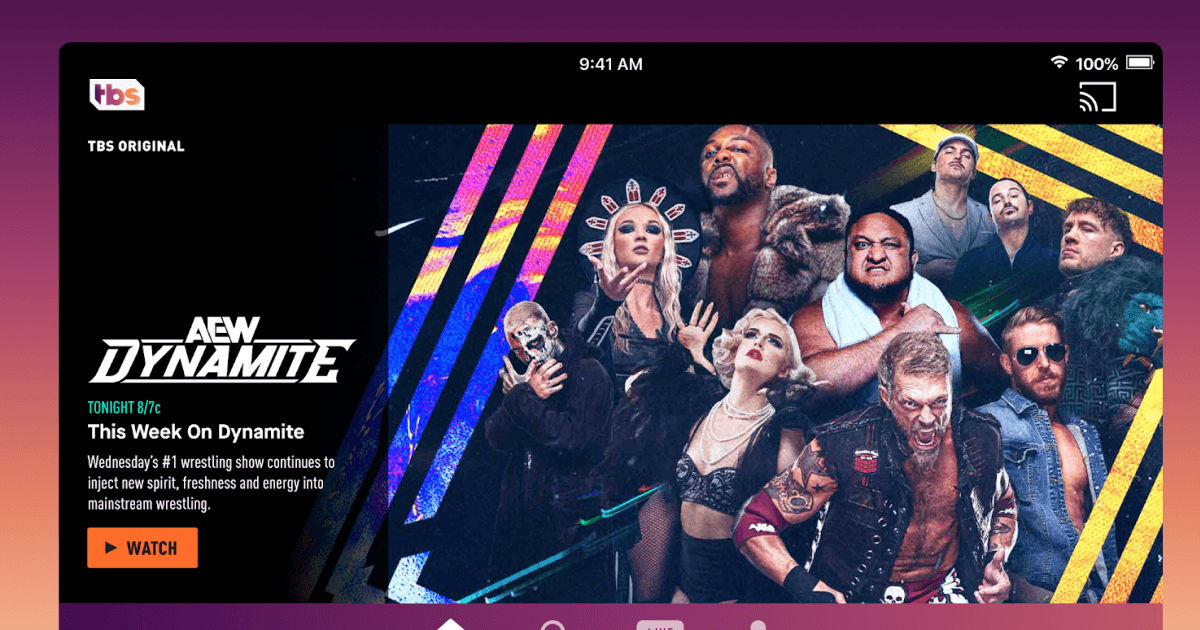 Download and run Watch TBS on PC & Mac (Emulator)