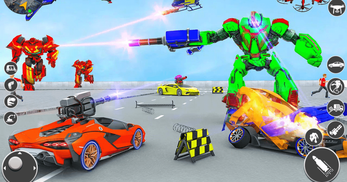 Robot Transform Robot War Game - 下載遊玩 PC 或 Mac 版本 (模擬器)