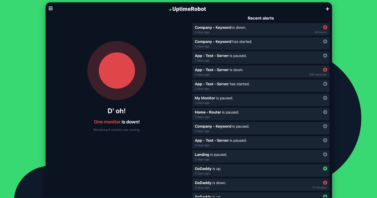 Download and run UptimeRobot: Monitor anything! on PC & Mac (Emulator)