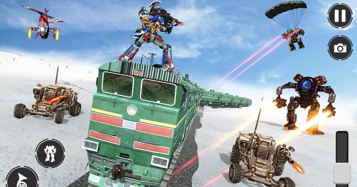 Download & Play US Police Train Robot Transformation on PC & Mac (Emulator)