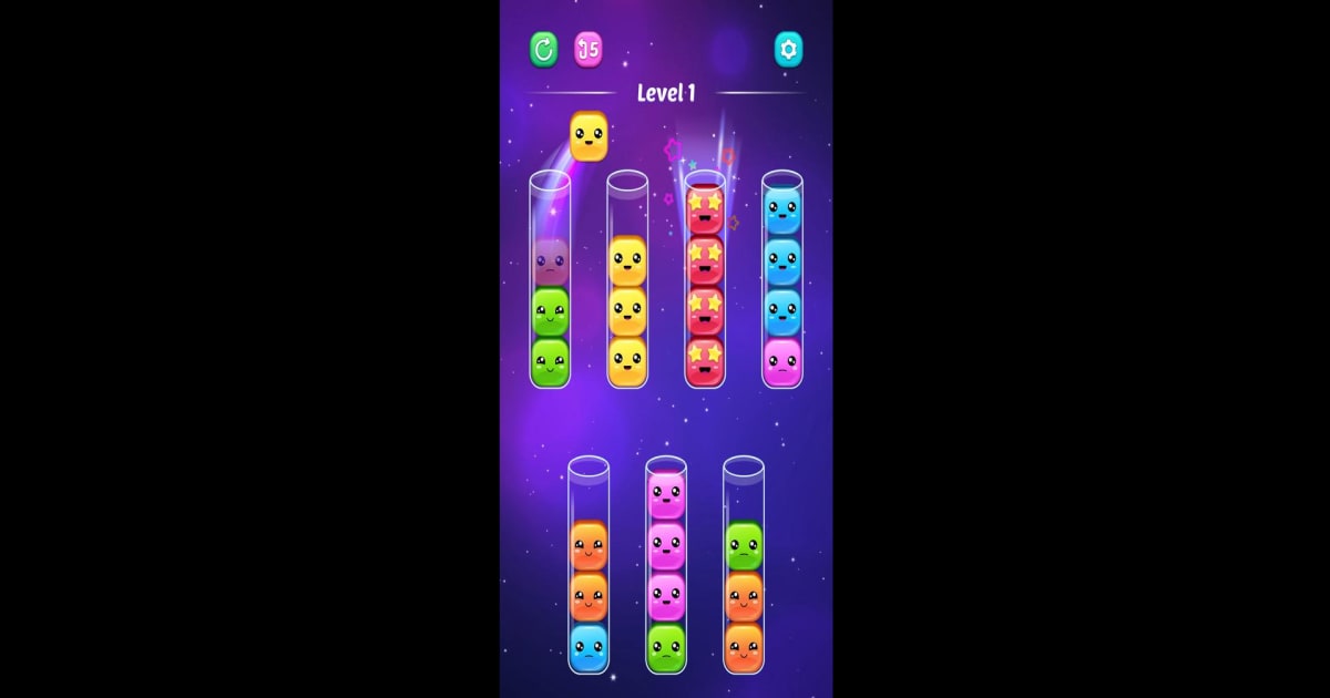 Download & Play Sort Jellies - Color Puzzle on PC & Mac (Emulator)