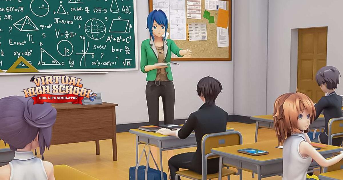 Download & Mainkan Gadis Sekolah Virtual Sim di PC & Mac (Emulator)