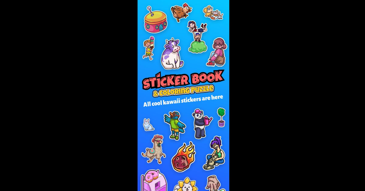 Download & Play Sticker book & coloring puzzle on PC & Mac (Emulator)