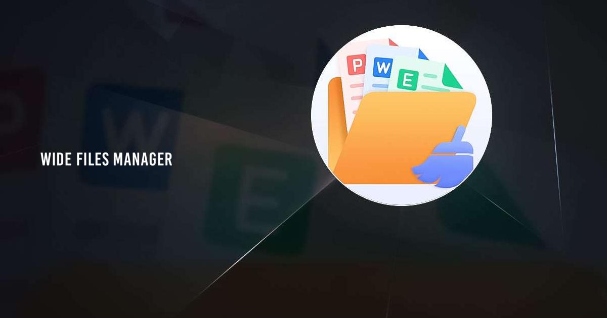 Download and run Wide Files: Manager & Cleaner on PC & Mac (Emulator)