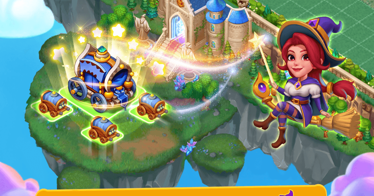 Download & Play Merge Witches - merge&match to discover calm life on PC ...