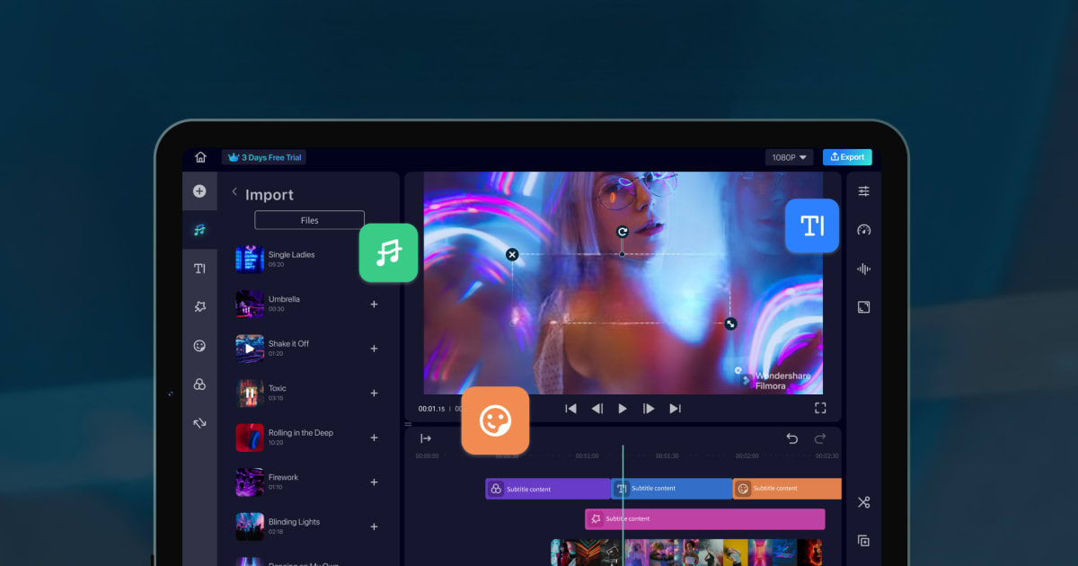 Download and run Filmora - Video Editor & Maker on PC & Mac (Emulator)