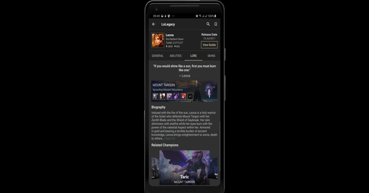 Download and run Probuilds for LoL - LoLegacy on PC & Mac (Emulator)