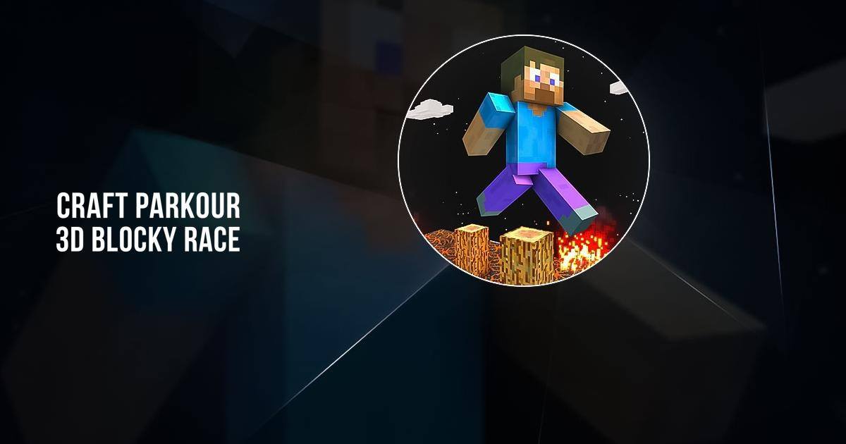 Download & Mainkan Craft Parkour: 3D Blocky Race di PC & Mac (Emulator)